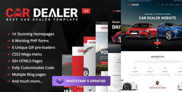Car Dealer - Automotive Responsive HTML5 Template by Potenzaglobalsolutions