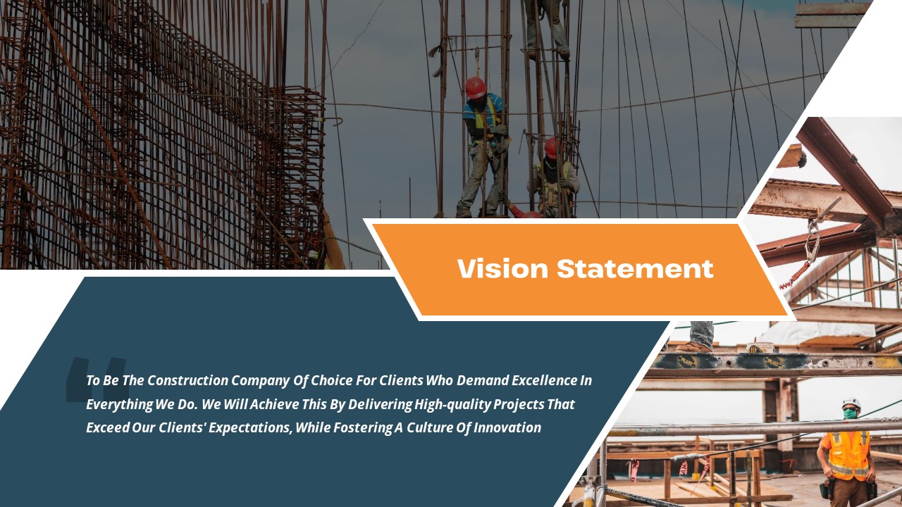 Contrax- Construction Presentation Power Point Template, Presentation ...