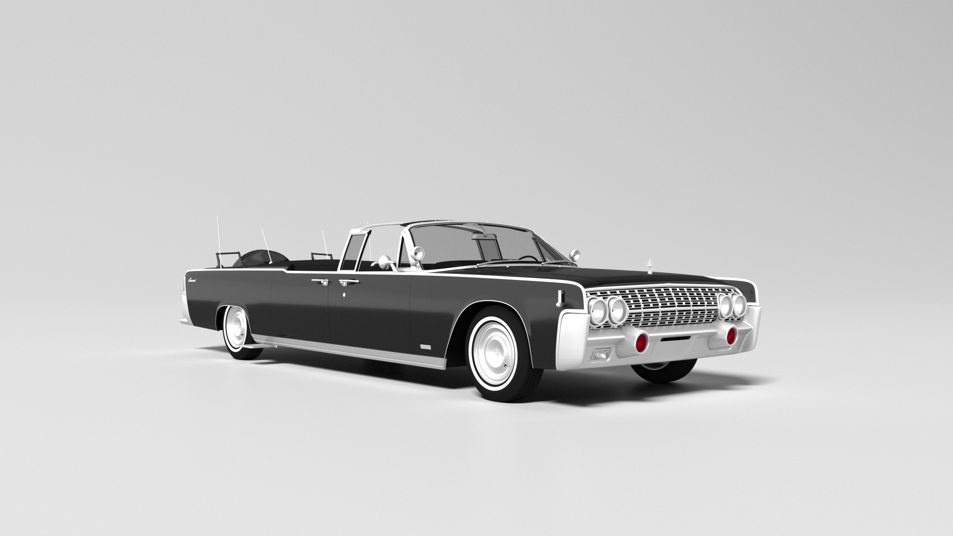Lincoln Continental SS-100-X J.F.Kennedy by ap_89 | 3DOcean