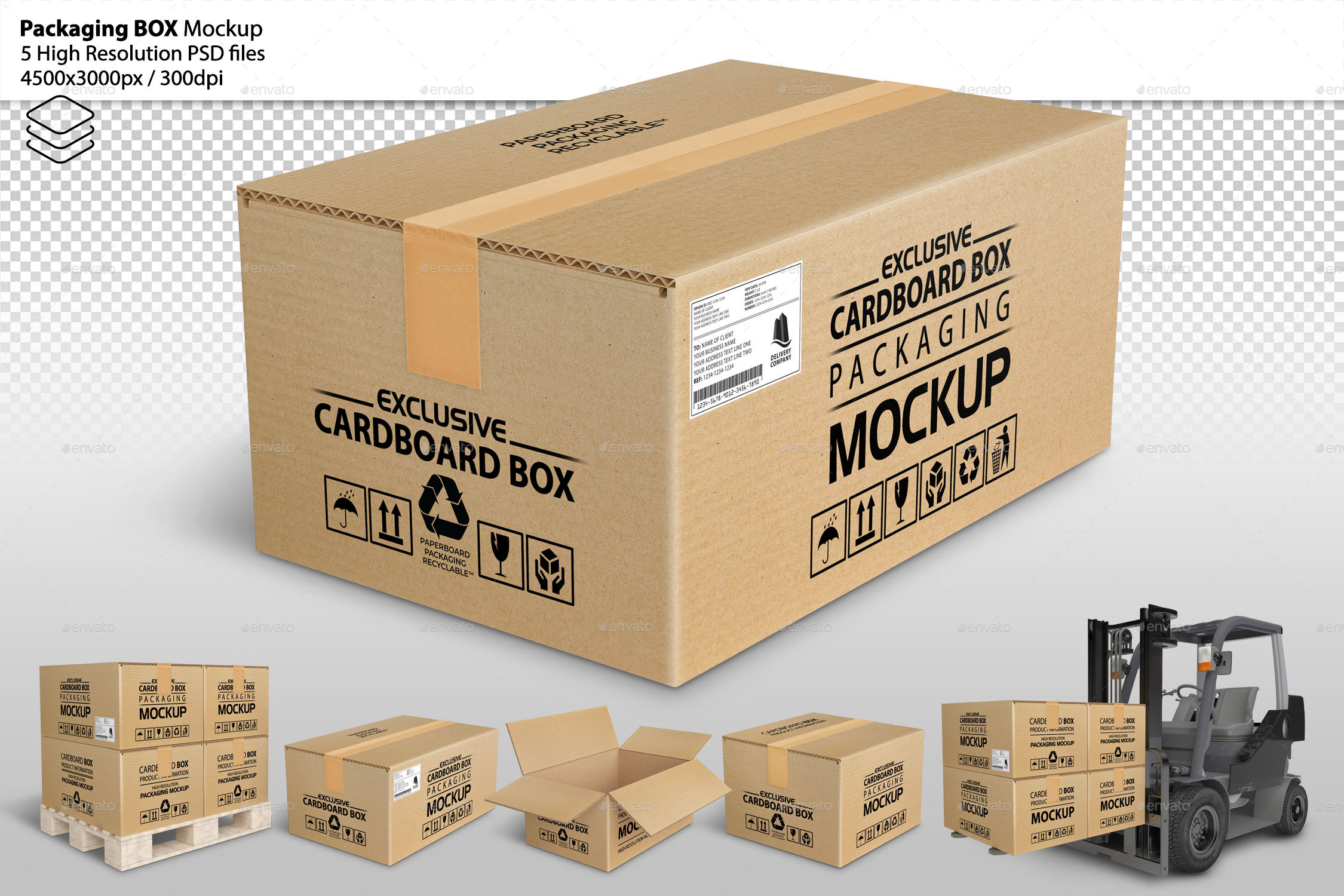 Packaging Box Mockup, Graphics | GraphicRiver