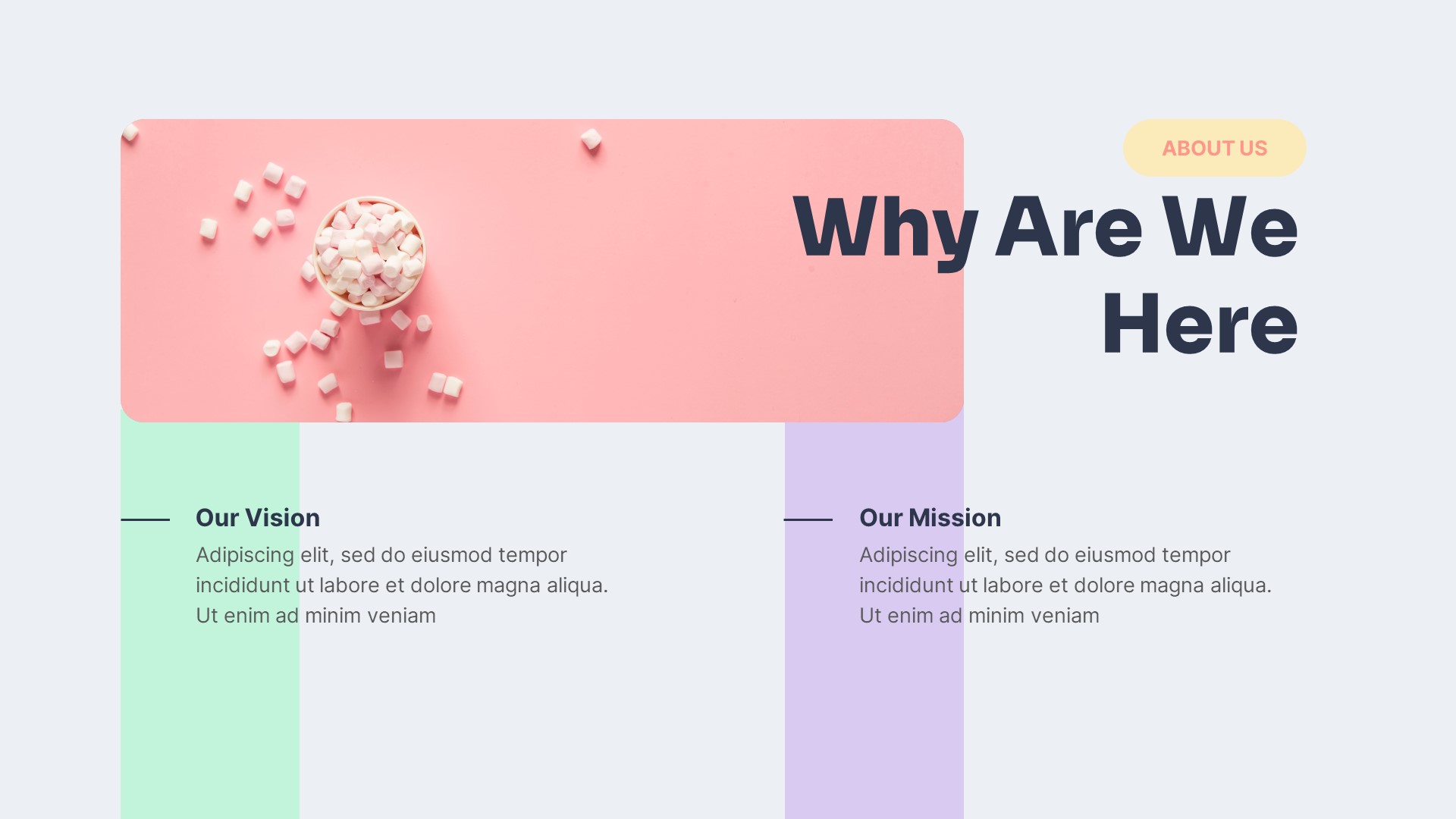 SWEET - Creative Candy Pastel Powerpoint Template, Presentation Templates