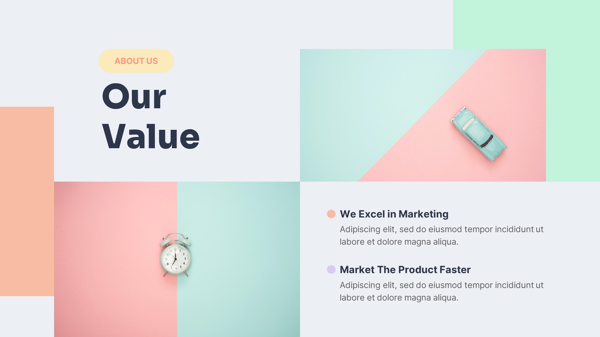 SWEET - Creative Candy Pastel Powerpoint Template, Presentation Templates