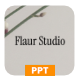 Flaur - Aesthetic Media-Kit PowerPoint Template, Presentation Templates