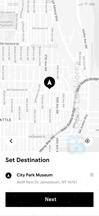 Cab Booking, Car Rentals, & Delivery Service UI Kit | Cab & Courier UI ...