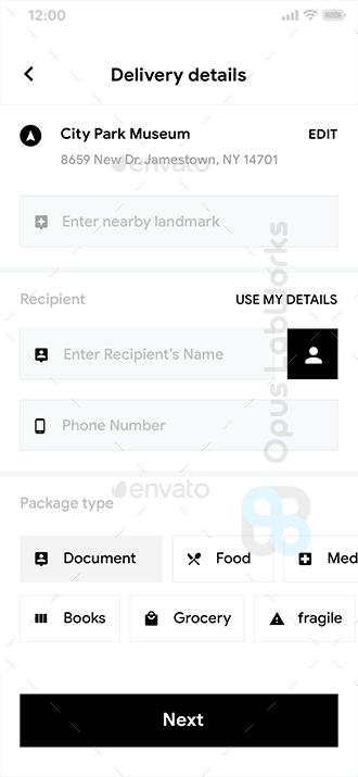 Cab Booking, Car Rentals, & Delivery Service UI Kit | Cab & Courier UI ...
