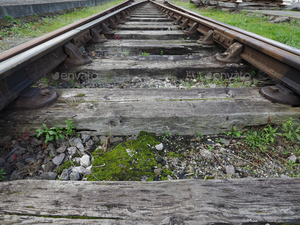 Railway track detail Stock Photo by wirestock | PhotoDune