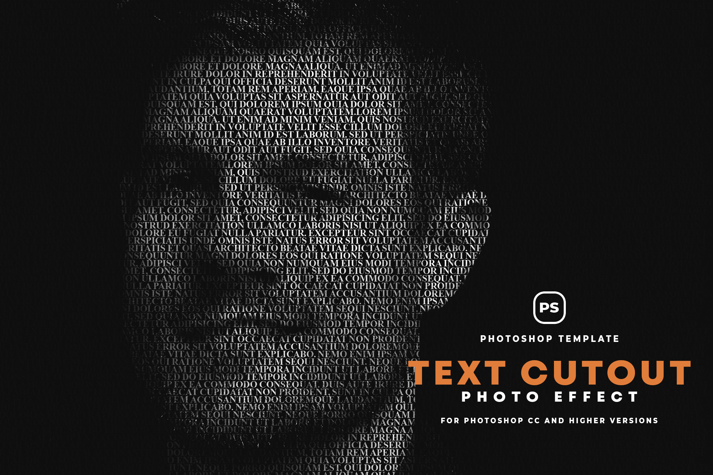 Text Cutout Photo Effect, Add-ons | GraphicRiver