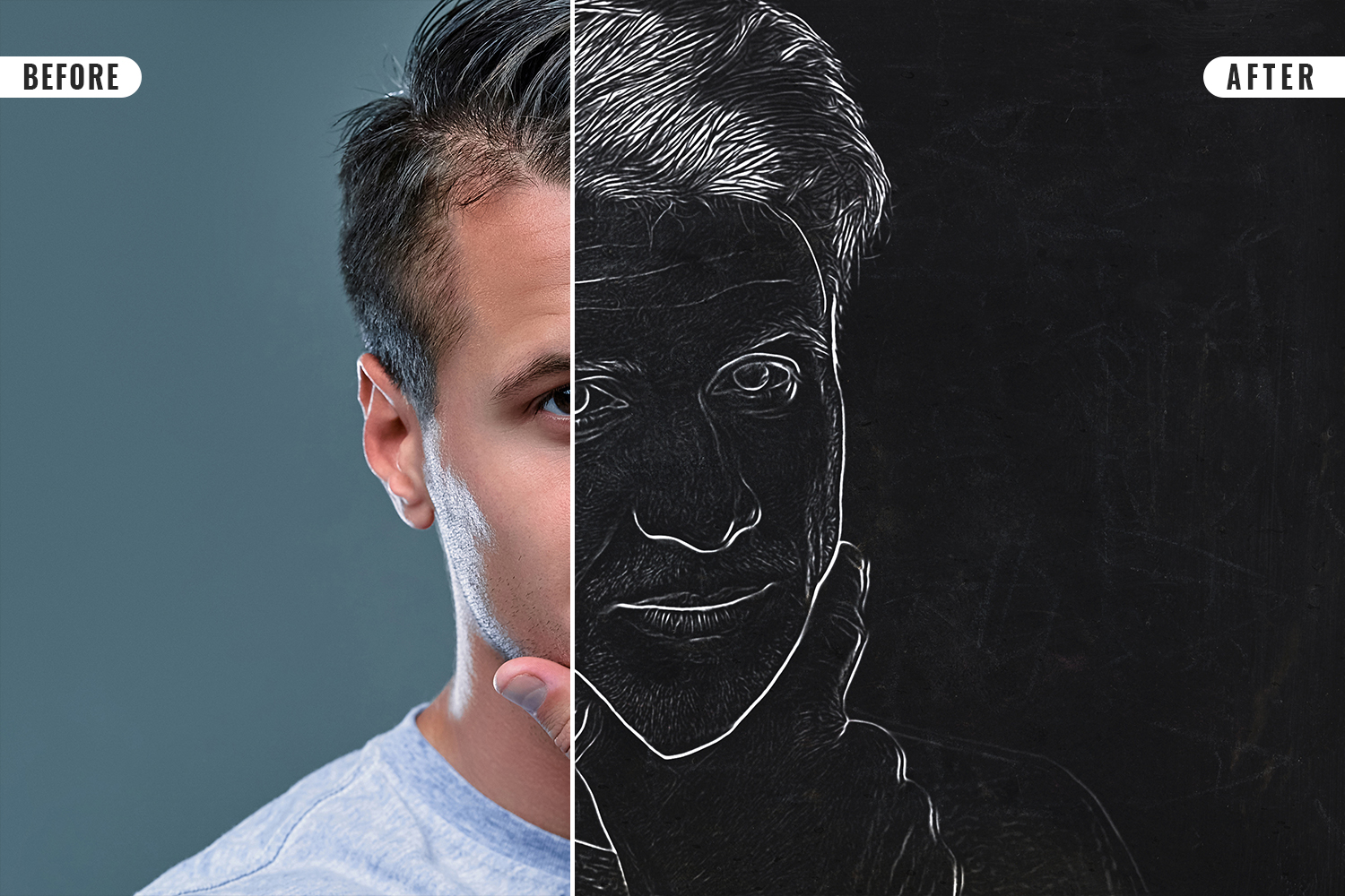 Chalk Photo Effect, Add-ons | GraphicRiver