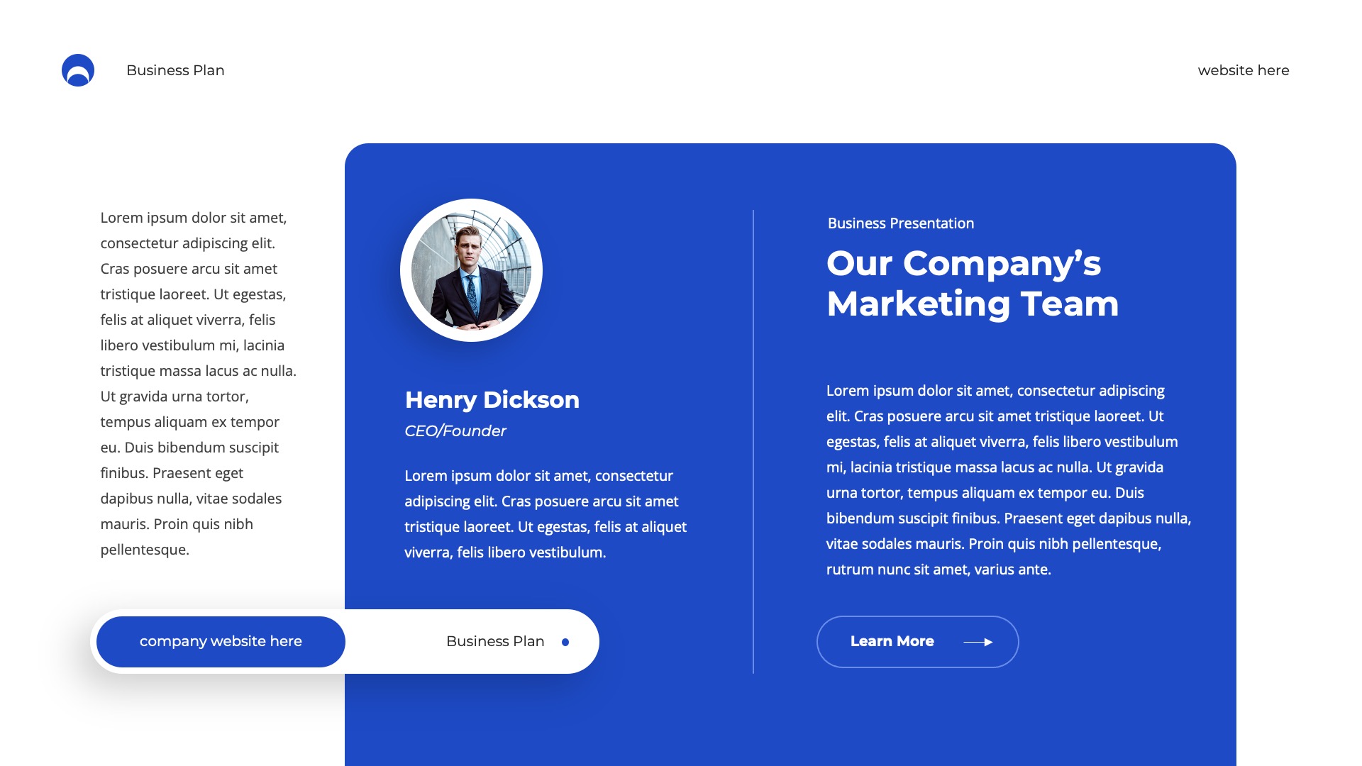 Business Plan - 2023 Professional Business Google Slides, Presentation ...