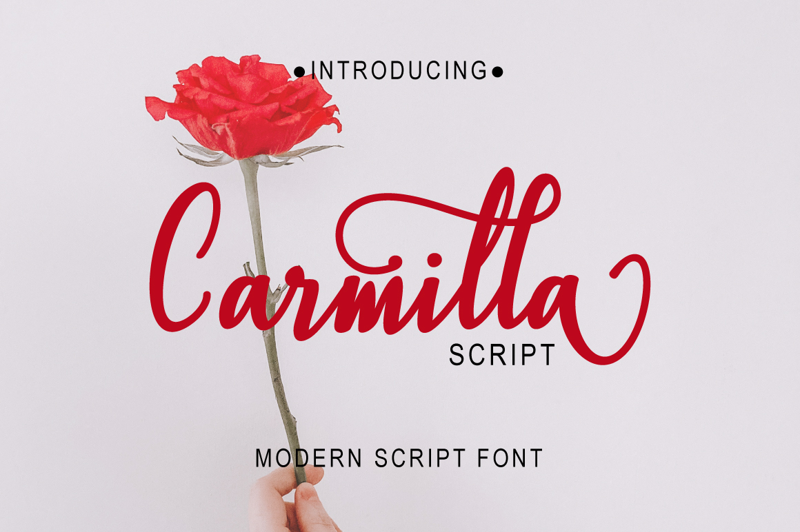 Carmilla Script, Fonts | GraphicRiver