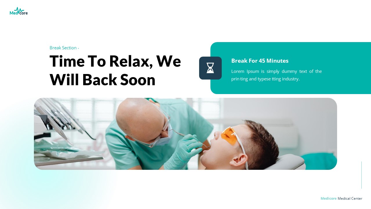 Medcore - Medical Centre PowerPoint Template, Presentation Templates