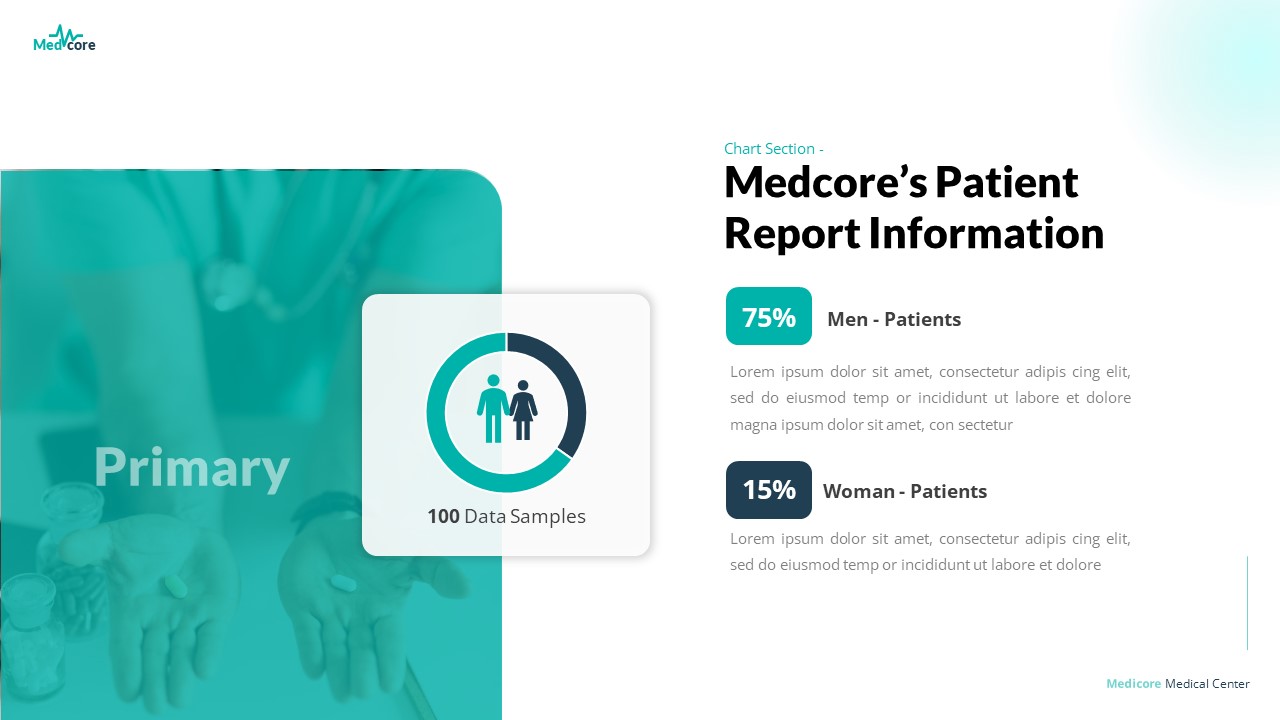 Medcore - Medical Centre PowerPoint Template, Presentation Templates