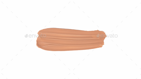 Liquid foundation smudge. Beauty skincare texture swipe swatch Cosmetic ...