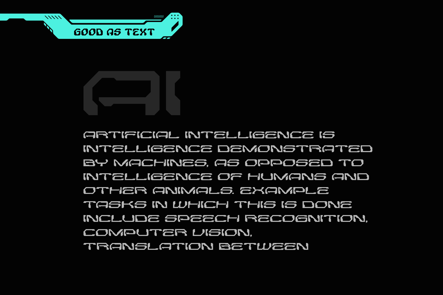 AiTech Font Family, Fonts | GraphicRiver