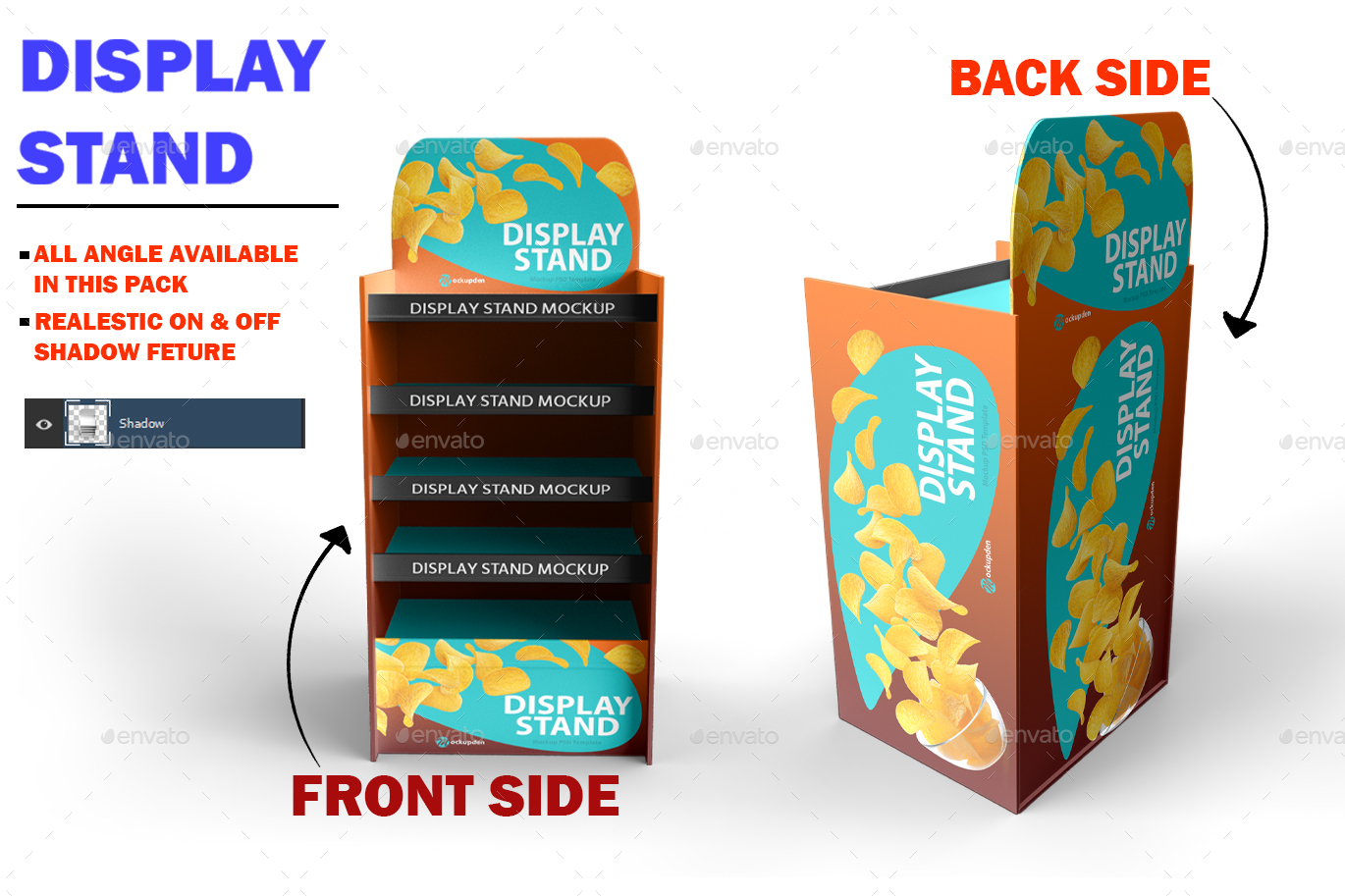 Promotional Store Product Display Stand Mockup, Graphics | GraphicRiver