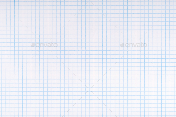 Exercise book paper page with squares, one page. Blank lined worksheet ...