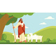 Jesus the Good Shepherd, Vectors | GraphicRiver