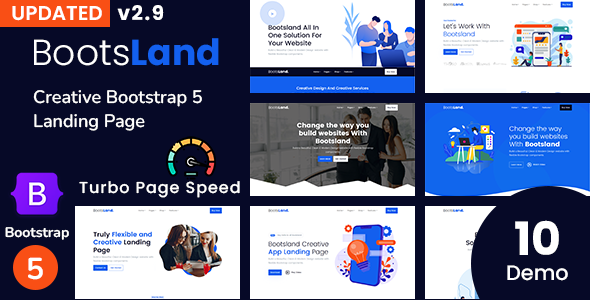 Bootsland - Creative Bootstrap5 Landing Page by ThemeHt | ThemeForest