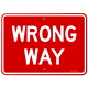 Wrong Way Sign, Vectors | GraphicRiver