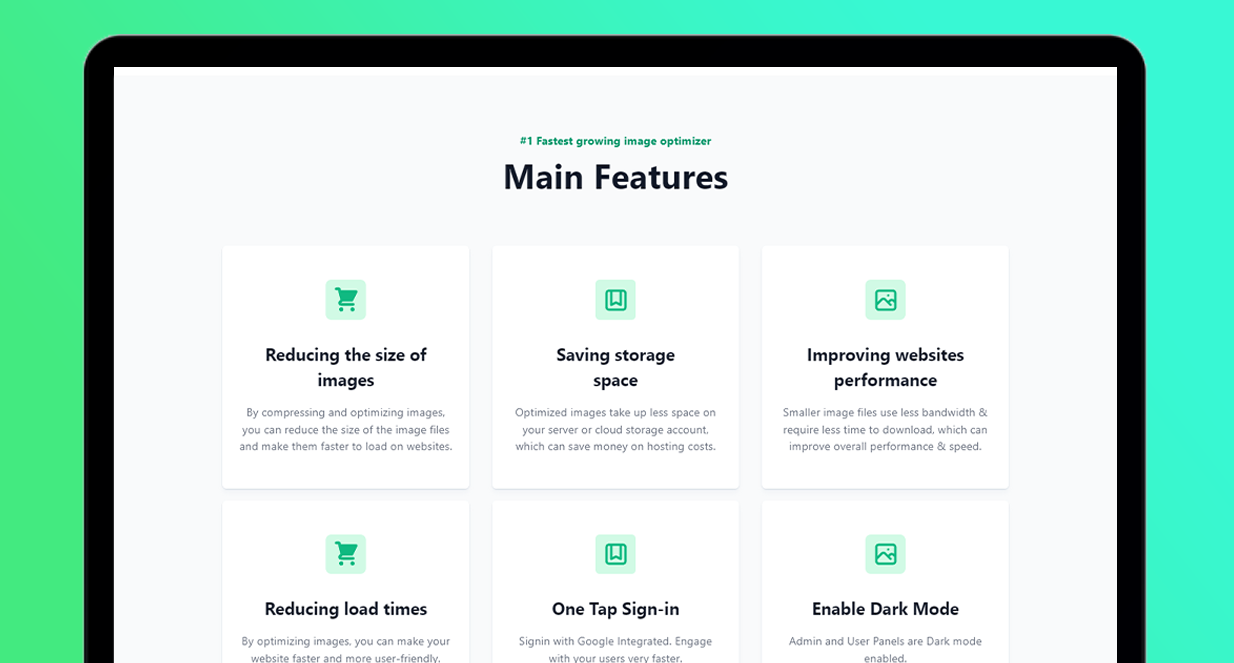 Optimer - Advanced Image Optimizer + Storage Platform | SAAS | PHP by ...