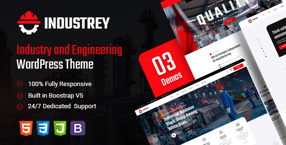 Industrey - Industry & Engineer HTML Template by themeStek | ThemeForest