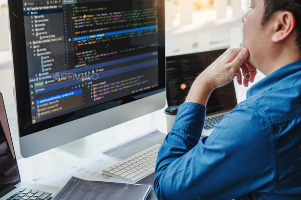 Developing programmer Team Development Website design and coding ...