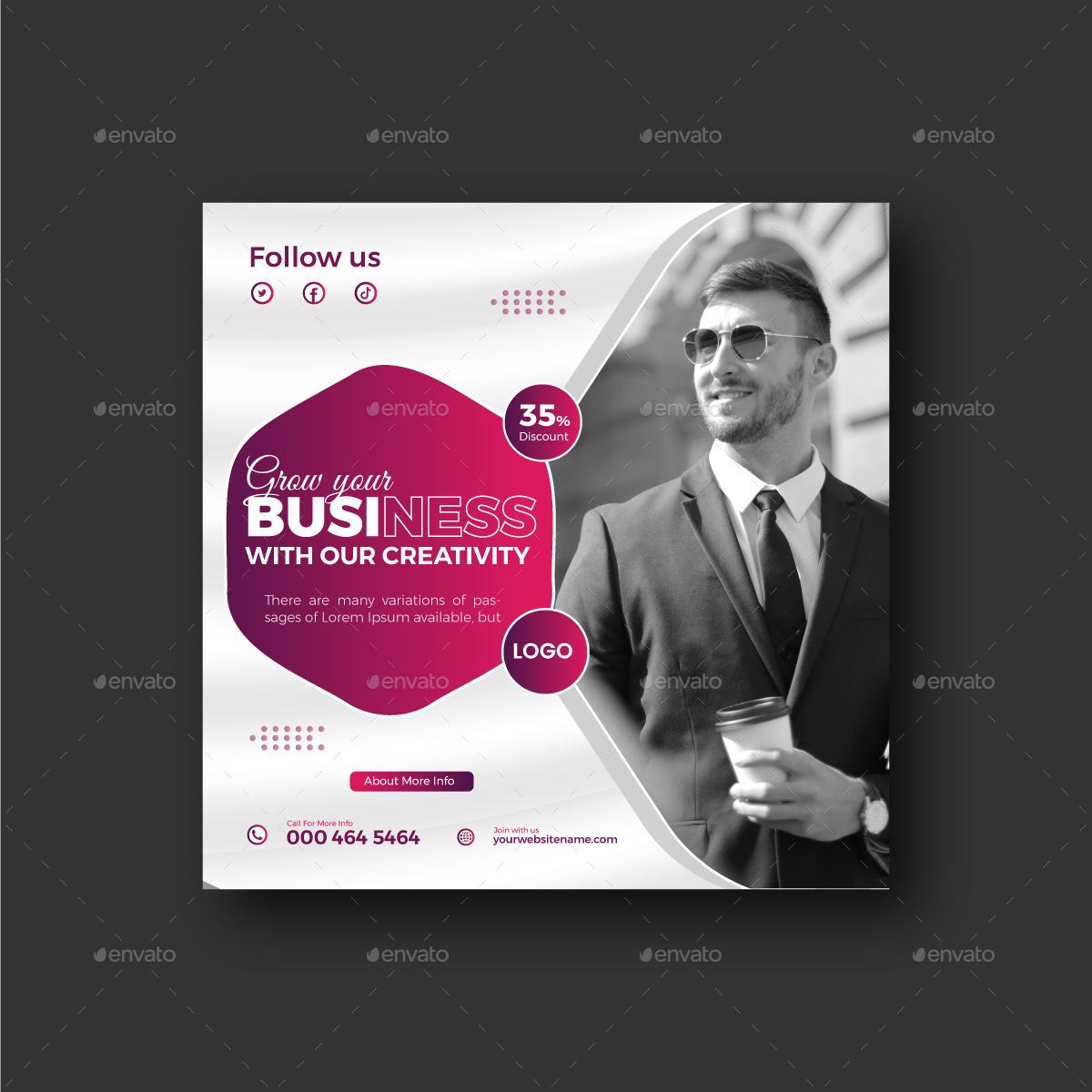 Corporate Social Media Post, Graphics | GraphicRiver