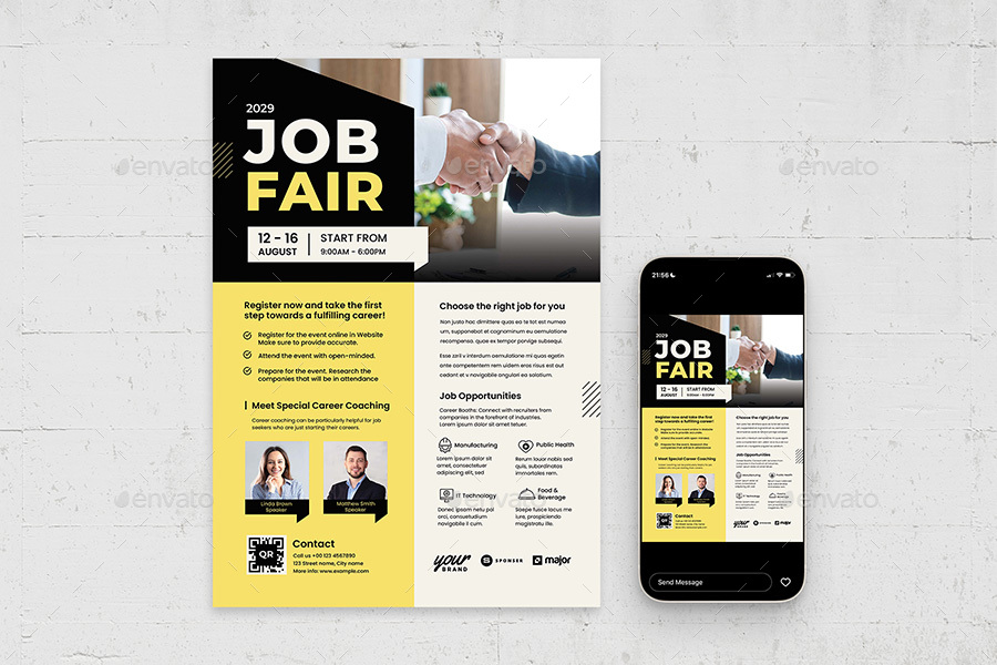 Business Event Poster Template, Print Templates | GraphicRiver