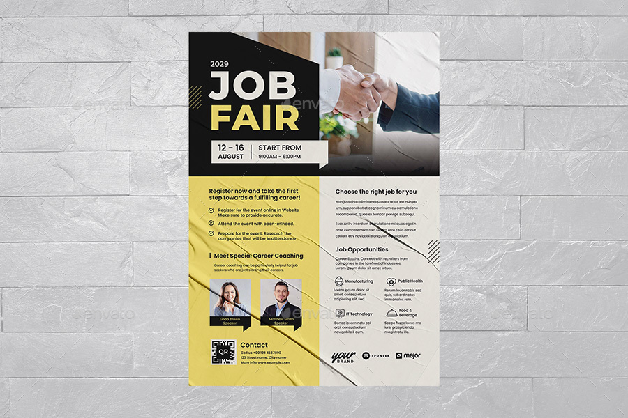 Business Event Poster Template, Print Templates | GraphicRiver