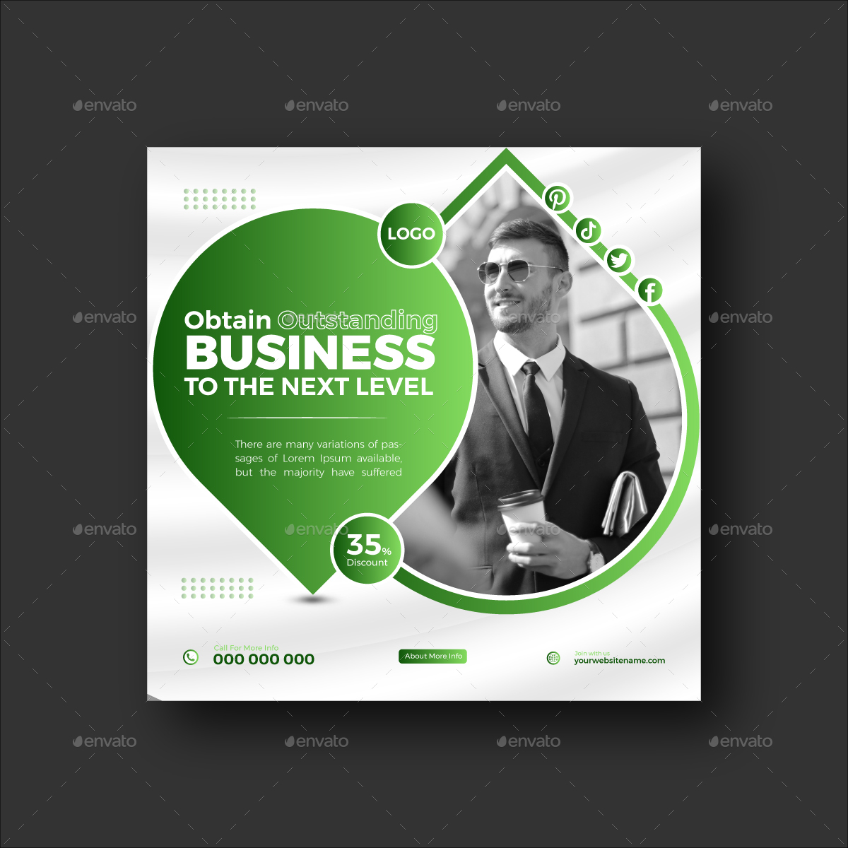 Corporate Social Media Post, Graphics | GraphicRiver