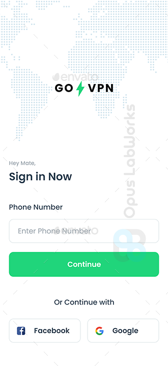 UI Kit for Private Internet Access| VPN App Development Kit | VPN UI ...