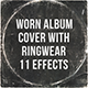 Worn Album Cover with Ringwear, Graphics | GraphicRiver