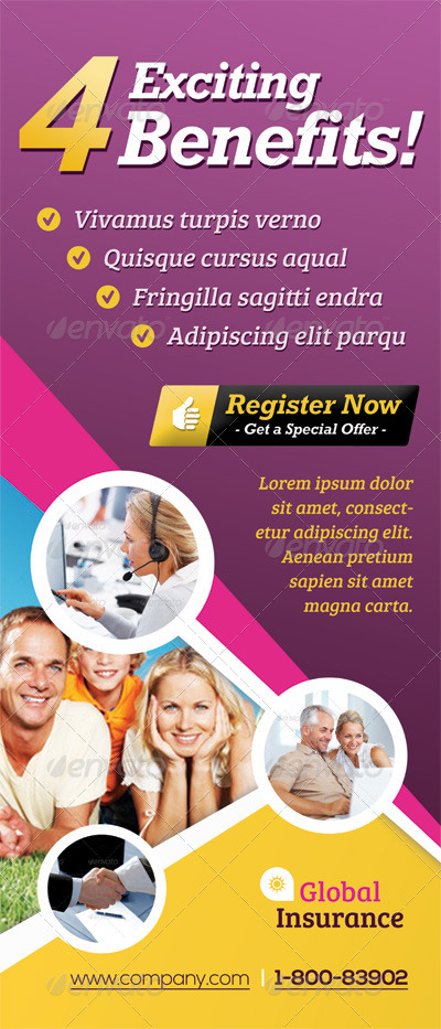 Corporate Business Roll-up Banner, Print Templates | GraphicRiver