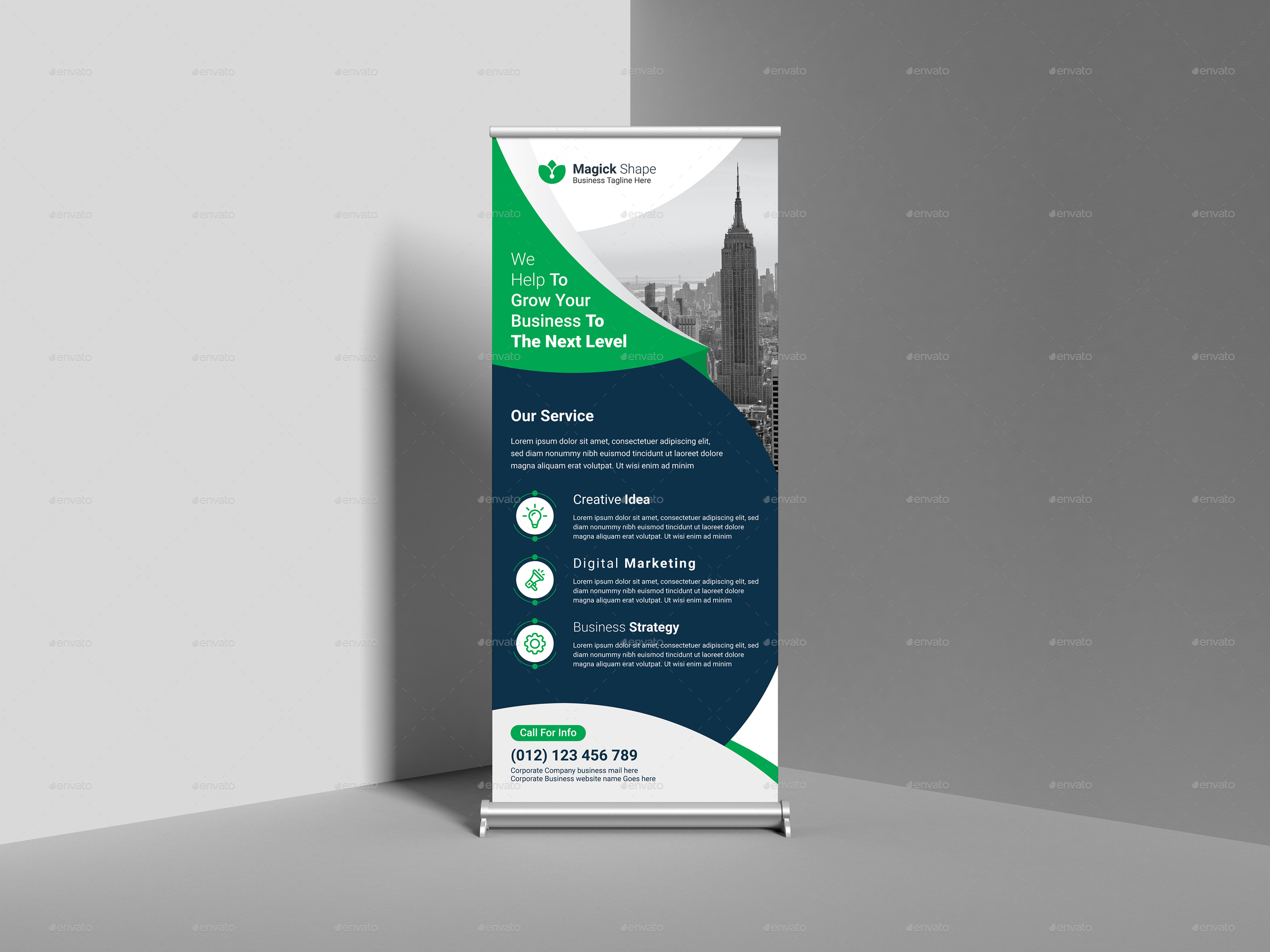 Roll Up Banner, Print Templates | GraphicRiver