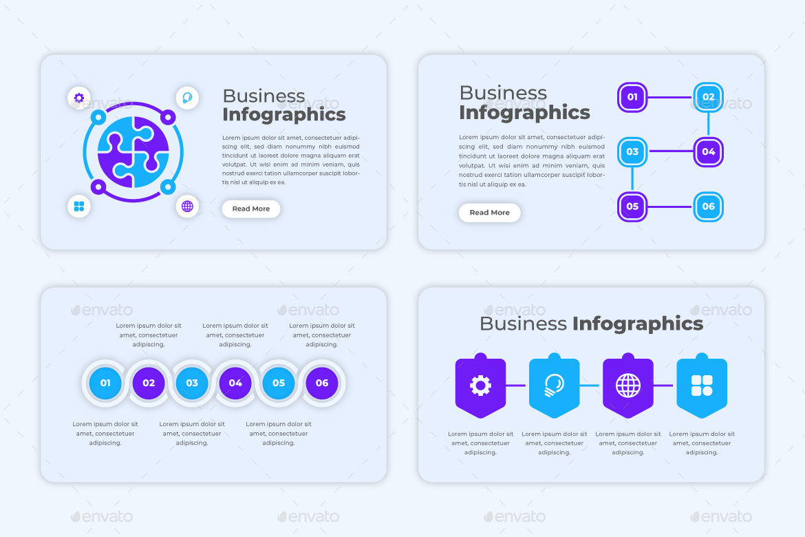 Modern Infographics Templates, Infographics | GraphicRiver