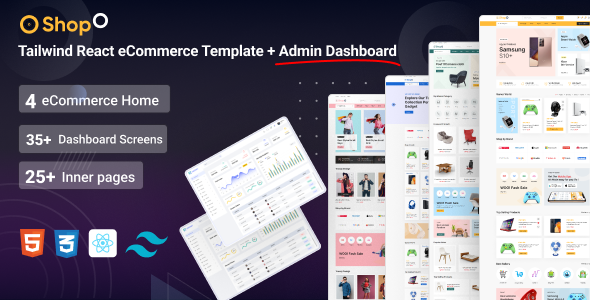 Shopo - Tailwind React eCommerce Template by QuomodoTheme | ThemeForest