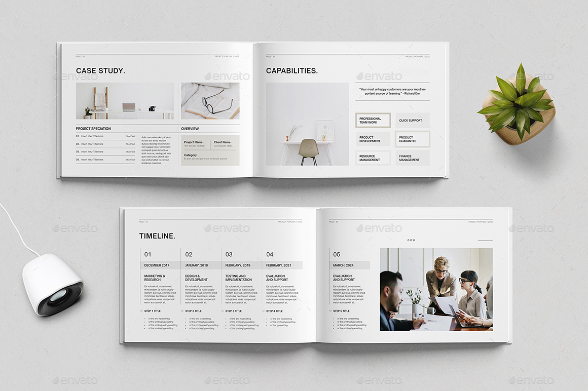 Project Proposal | Word & InDesign, Print Templates | GraphicRiver