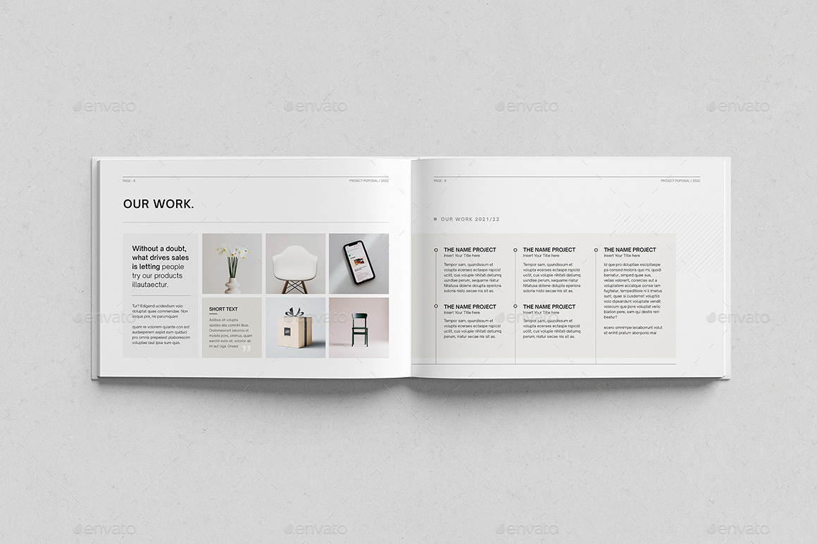 Project Proposal | Word & InDesign, Print Templates | GraphicRiver