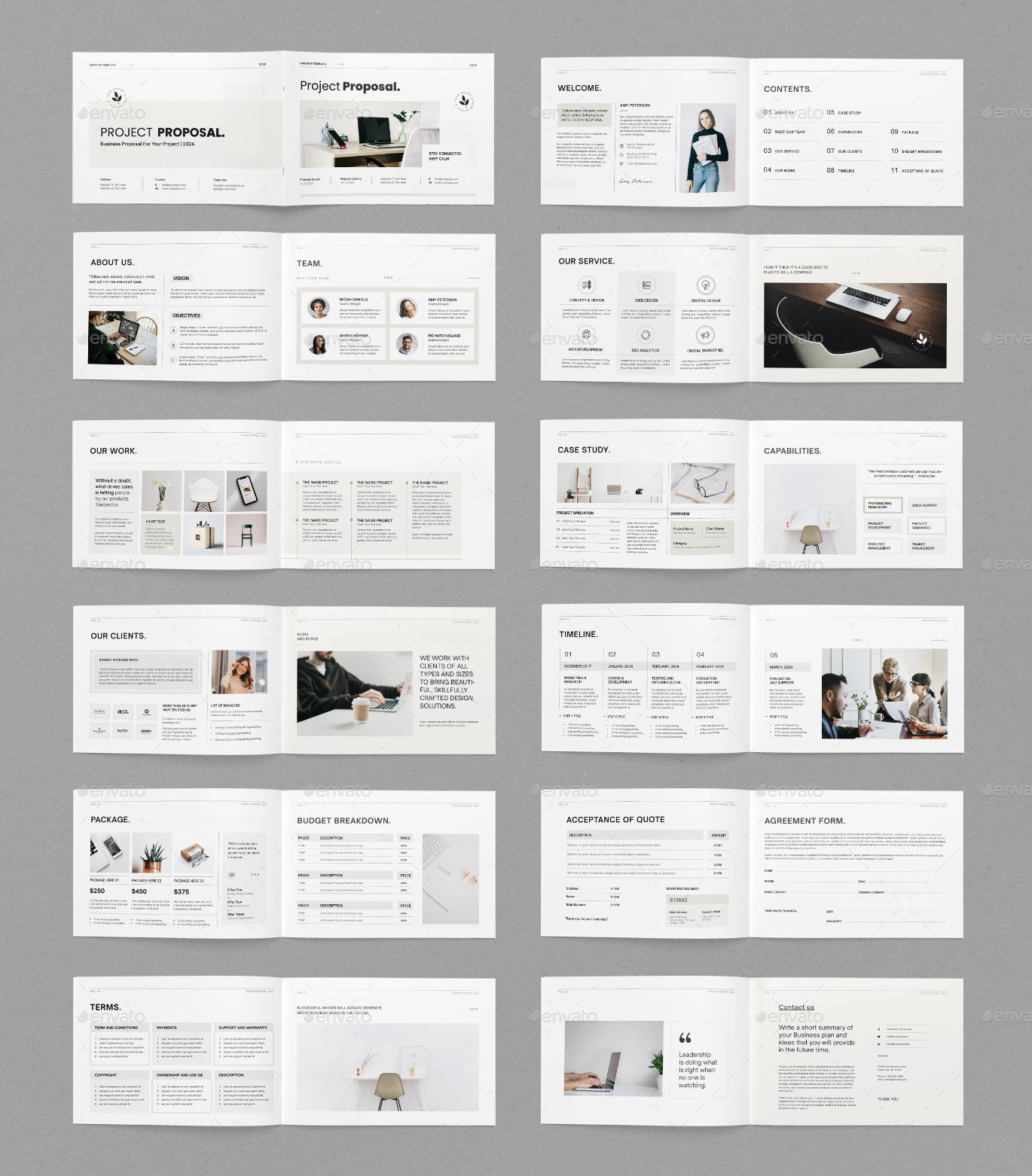 Project Proposal | Word & InDesign, Print Templates | GraphicRiver