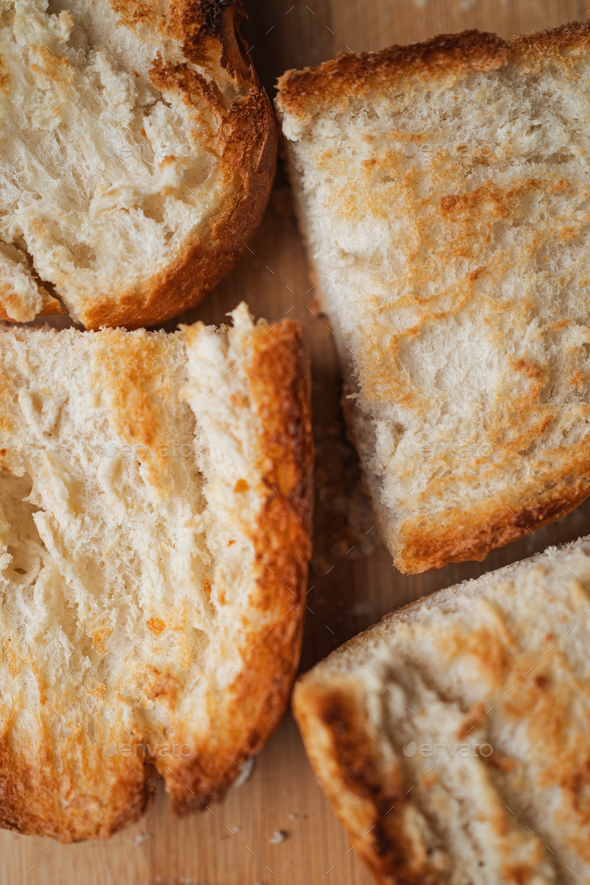 Freshly toasted bread slices Stock Photo by pablorasero | PhotoDune