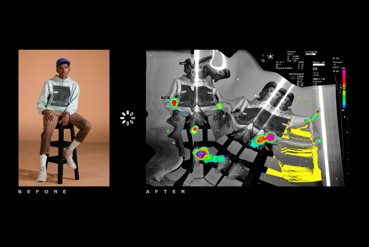 Echo Scan Distortion Effect, Add-ons | GraphicRiver