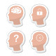 Head brain vector labels set, Vectors | GraphicRiver