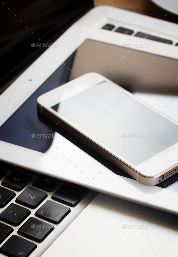 modern computer devices Stock Photo by Neirfy007 | PhotoDune