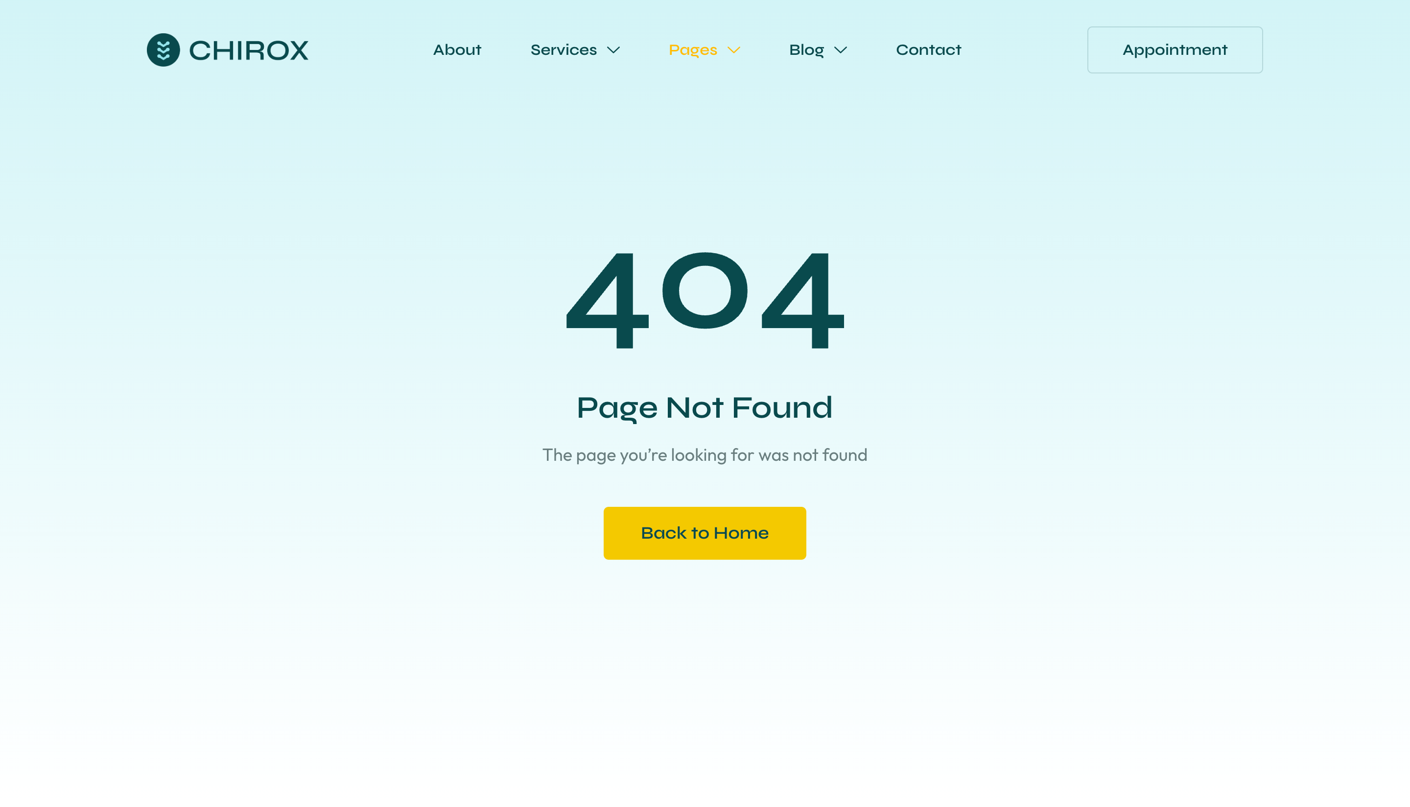 Chirox – Chiropractic & Physiotherapy Elementor Template Kit by jegtheme