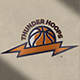 Thunder Hoops Logo by Getweys | GraphicRiver