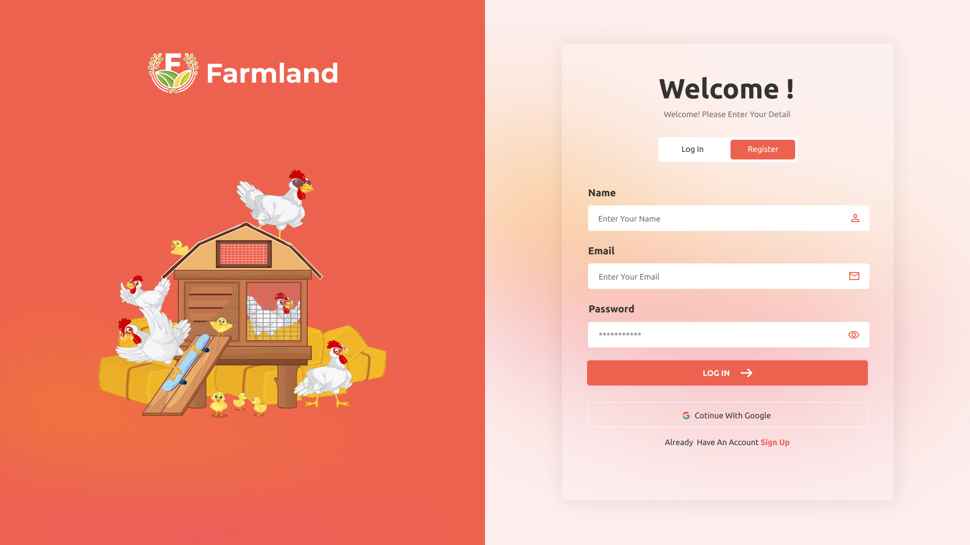 Farmland - Agriculture & Poultry Farm Figma Template by webstrot ...