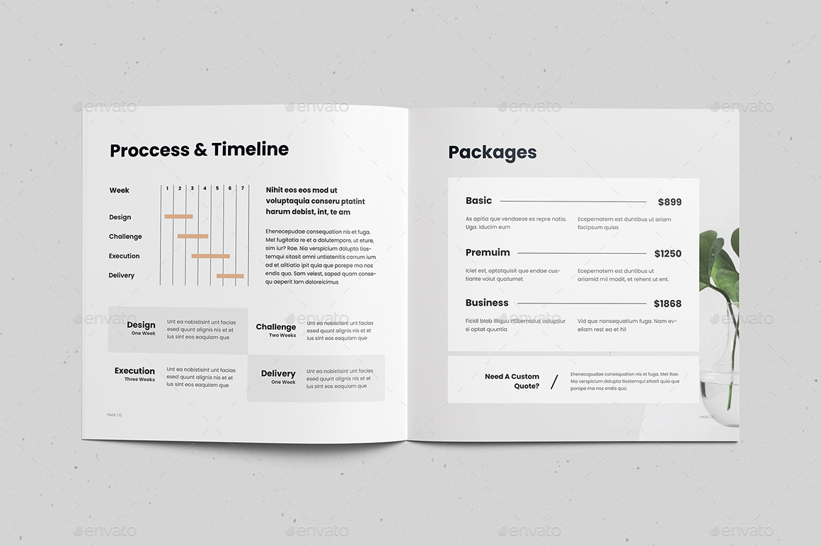 Square Project Proposal, Print Templates | GraphicRiver