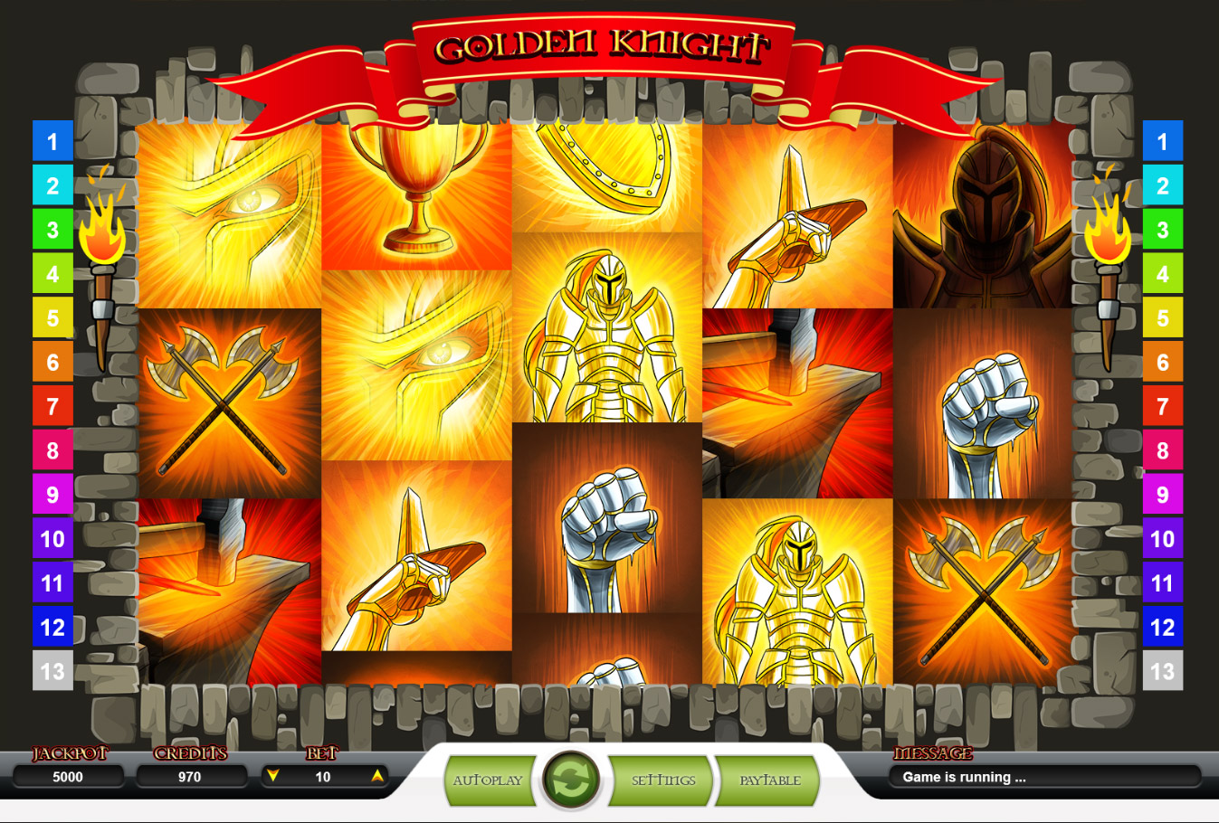 Golden Knight Slot Machine - HTML5 Casino Game by All-Scripts | CodeCanyon