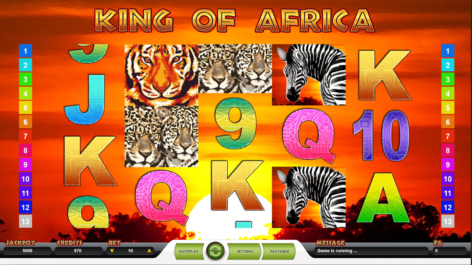 King of Africa Slot Machine - HTML5 Casino Game by All-Scripts | CodeCanyon