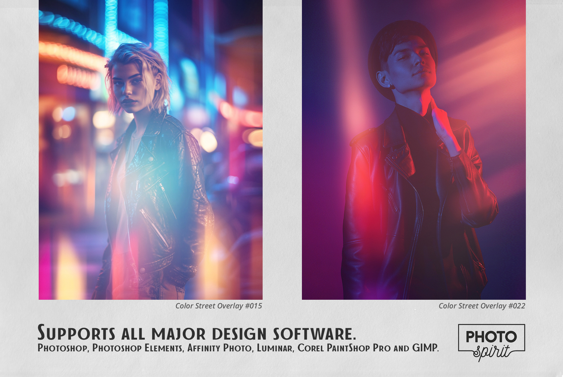 Color Street Effect Overlays, Add-ons | GraphicRiver